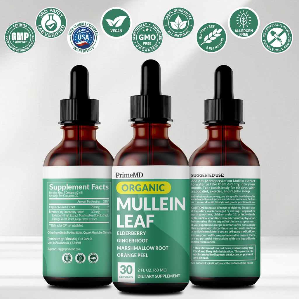 Mullein drops for daily wellness
