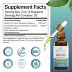 Mullein drops for detoxification