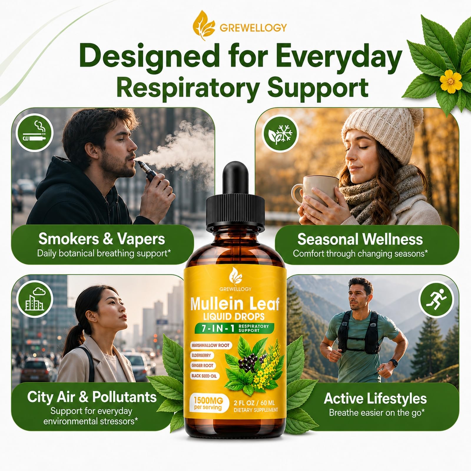 mullein drops for enhanced lung function