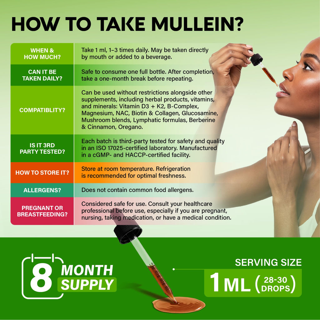 mullein drops for improved lung function