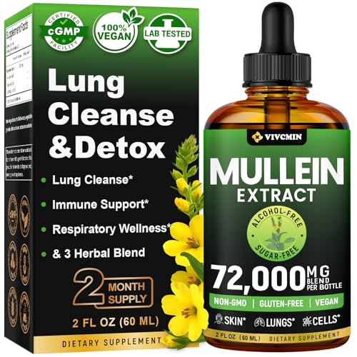mullein drops for lung detox