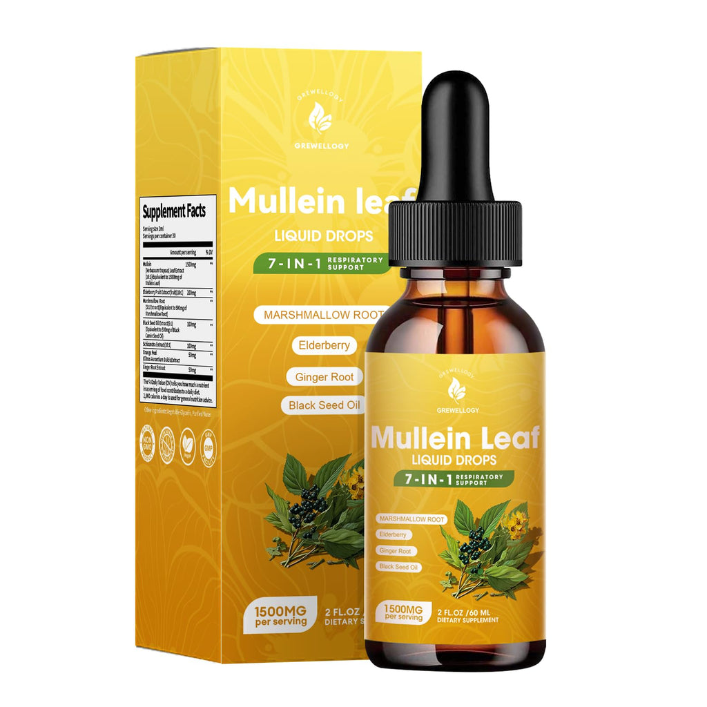 mullein drops for lung detox