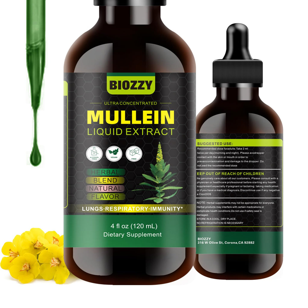 mullein drops for lung health