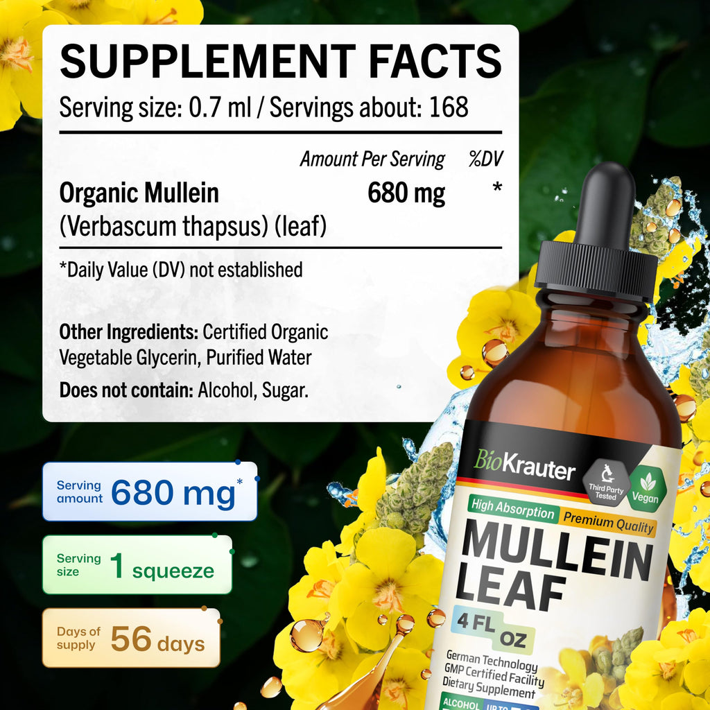 mullein drops for lung support