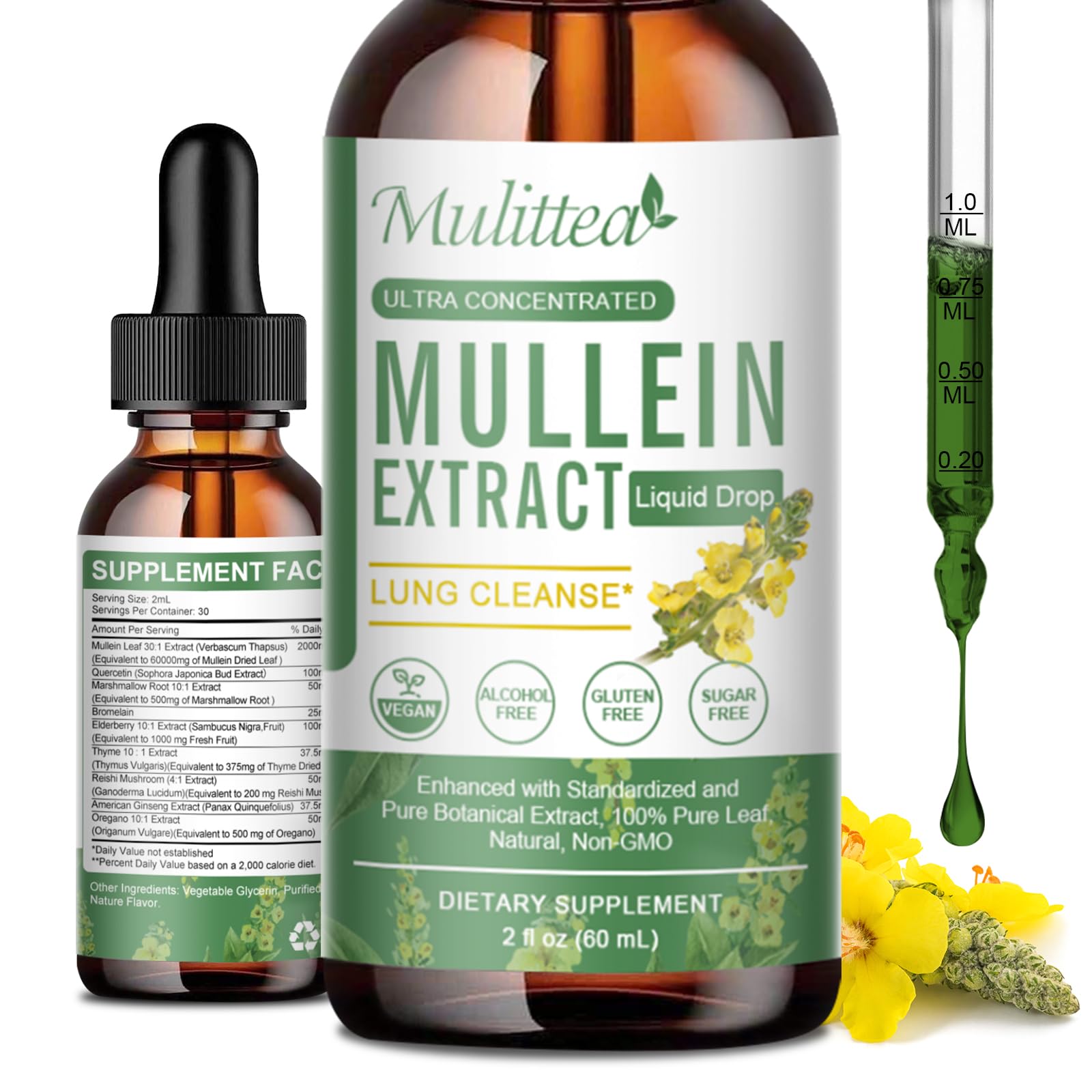 Mullein Drops for lung support