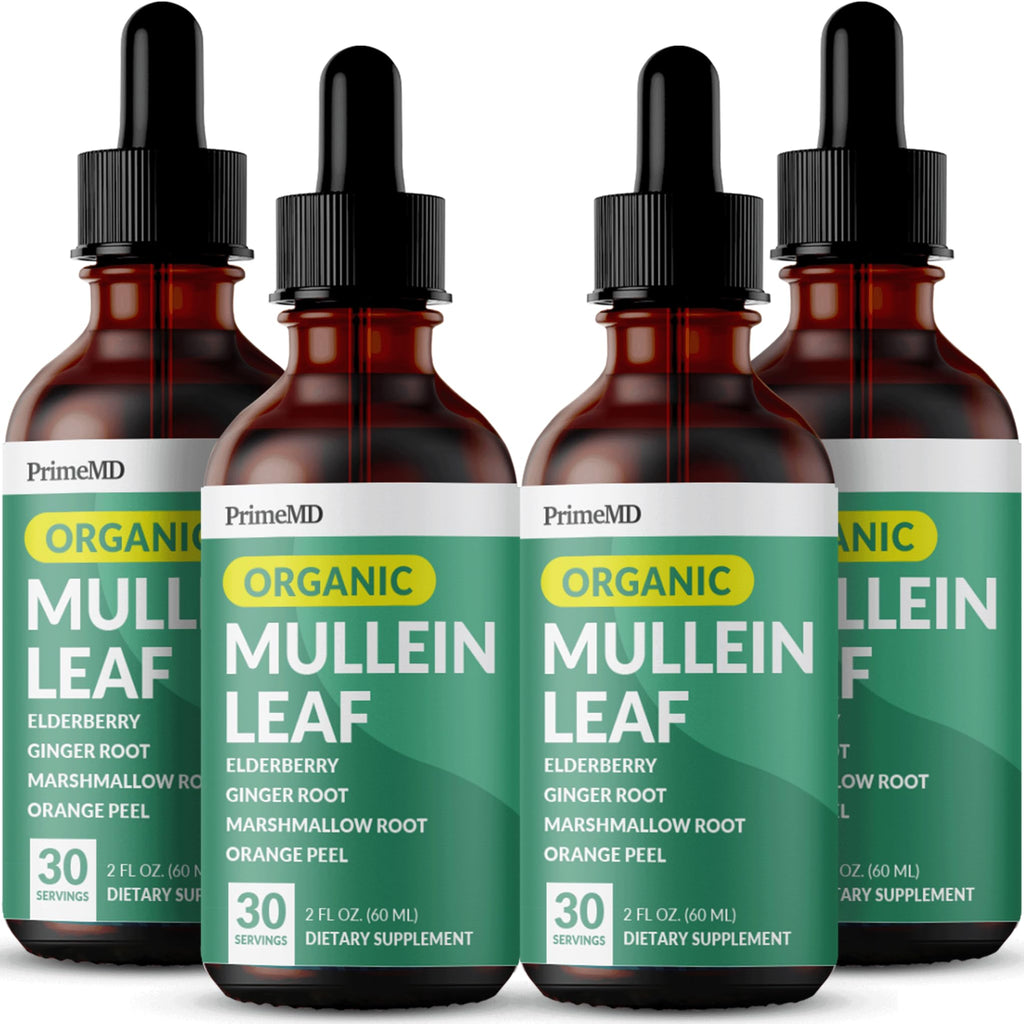 Mullein drops for lung support
