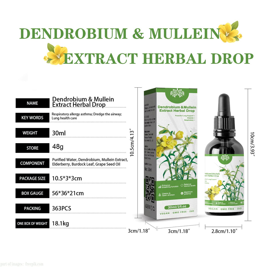 mullein drops for lung wellness