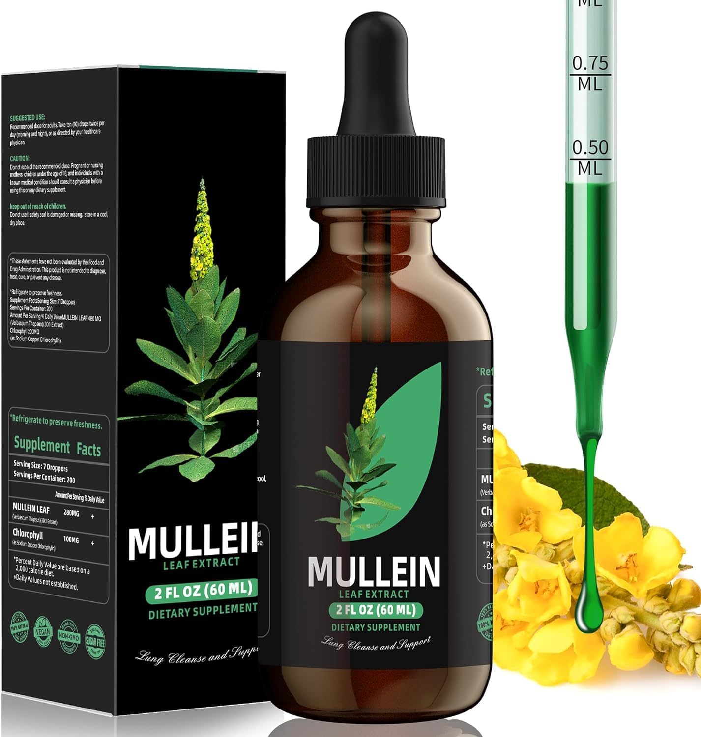 mullein drops for respiratory health