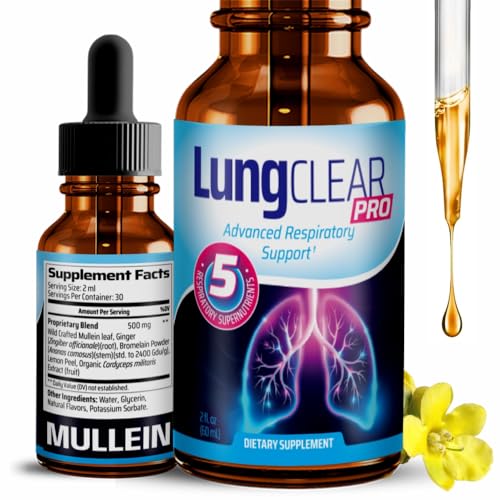 mullein drops for respiratory support