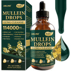 Mullein drops for respiratory support
