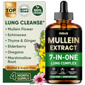 Mullein drops for respiratory support