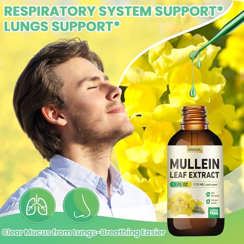 Mullein drops for seasonal allergies