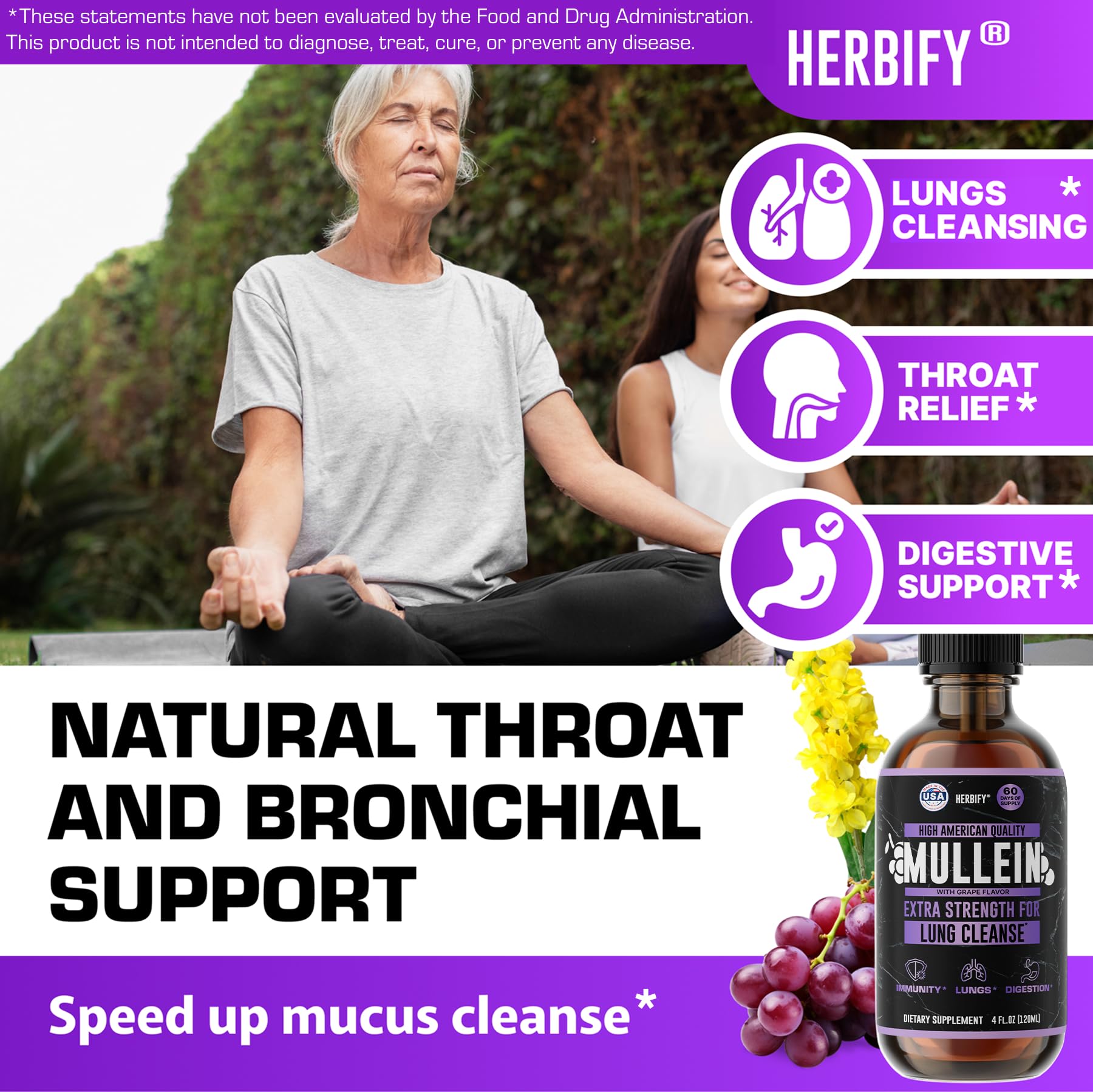 mullein drops for smokers' relief