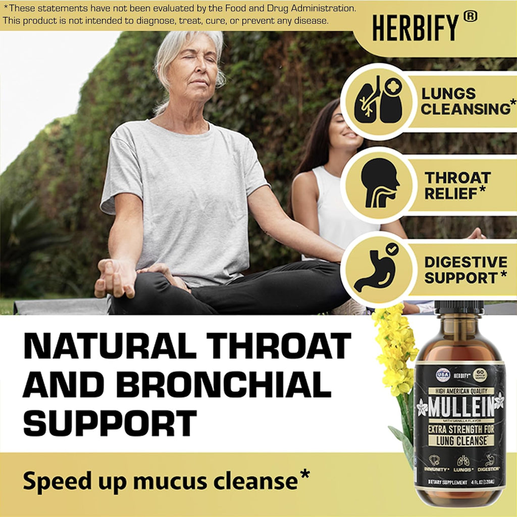 Mullein Drops for soothing throat discomfort