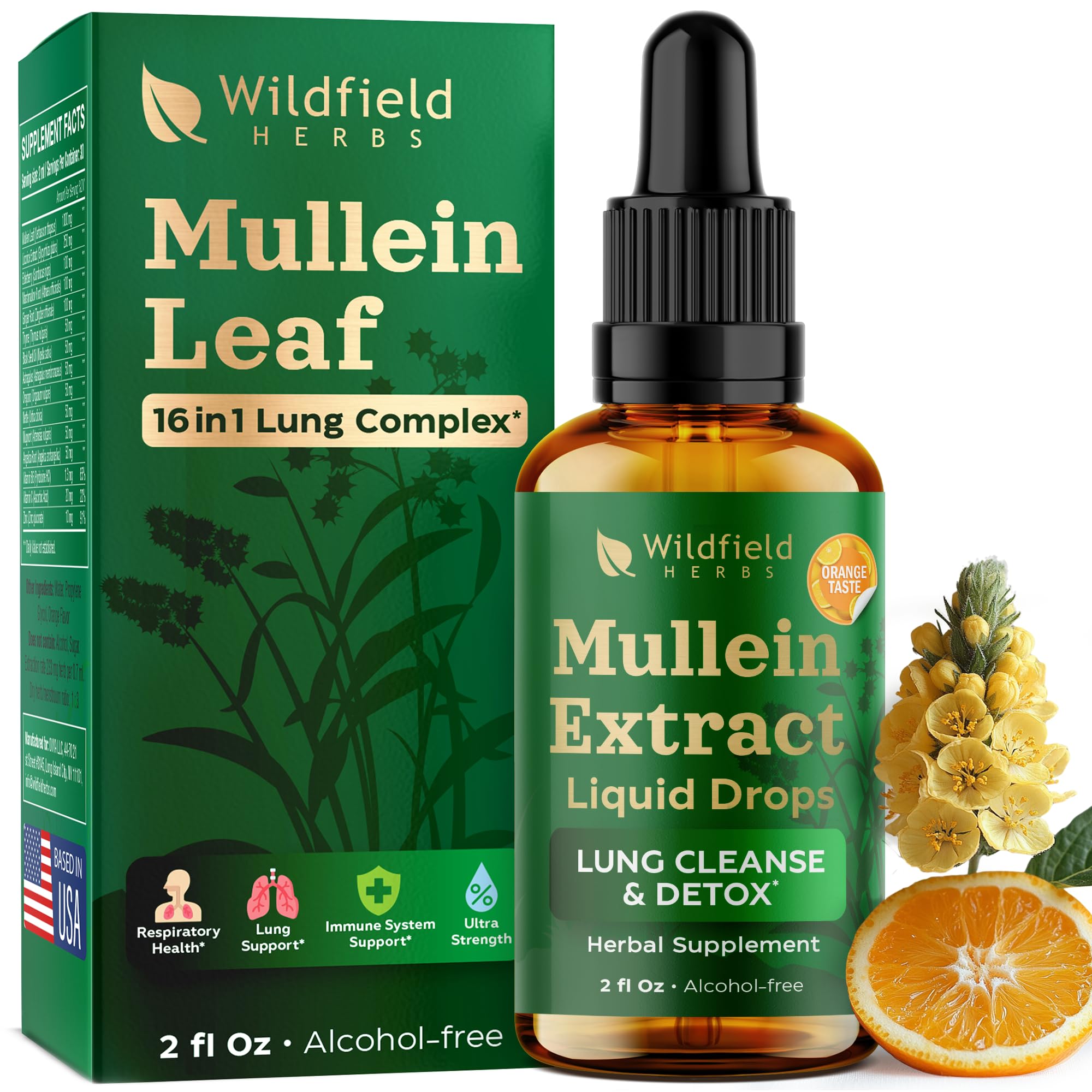 mullein drops herbal supplement benefits