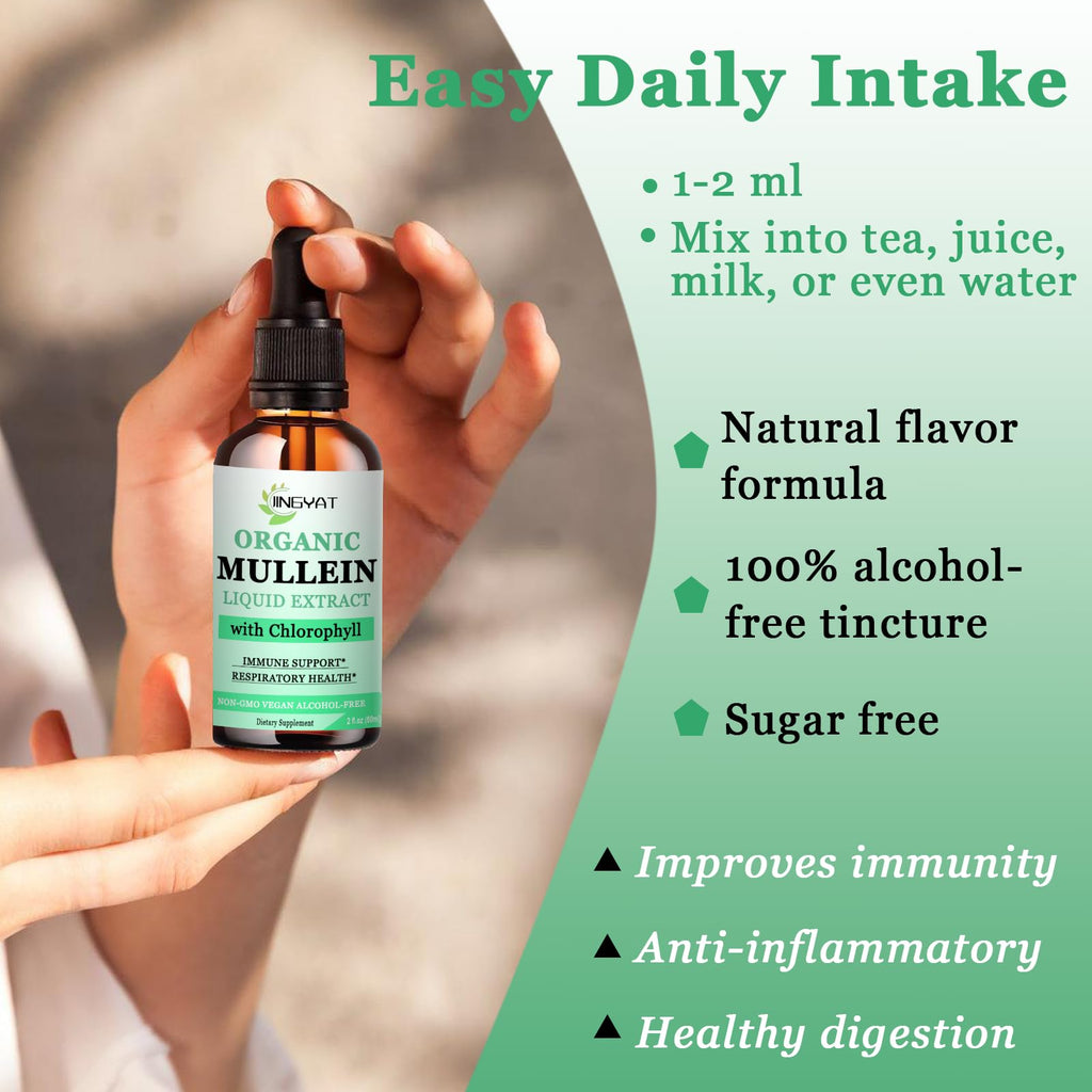 mullein drops with cinnamon flavor