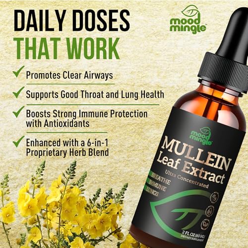 mullein extract drops for easy breathing