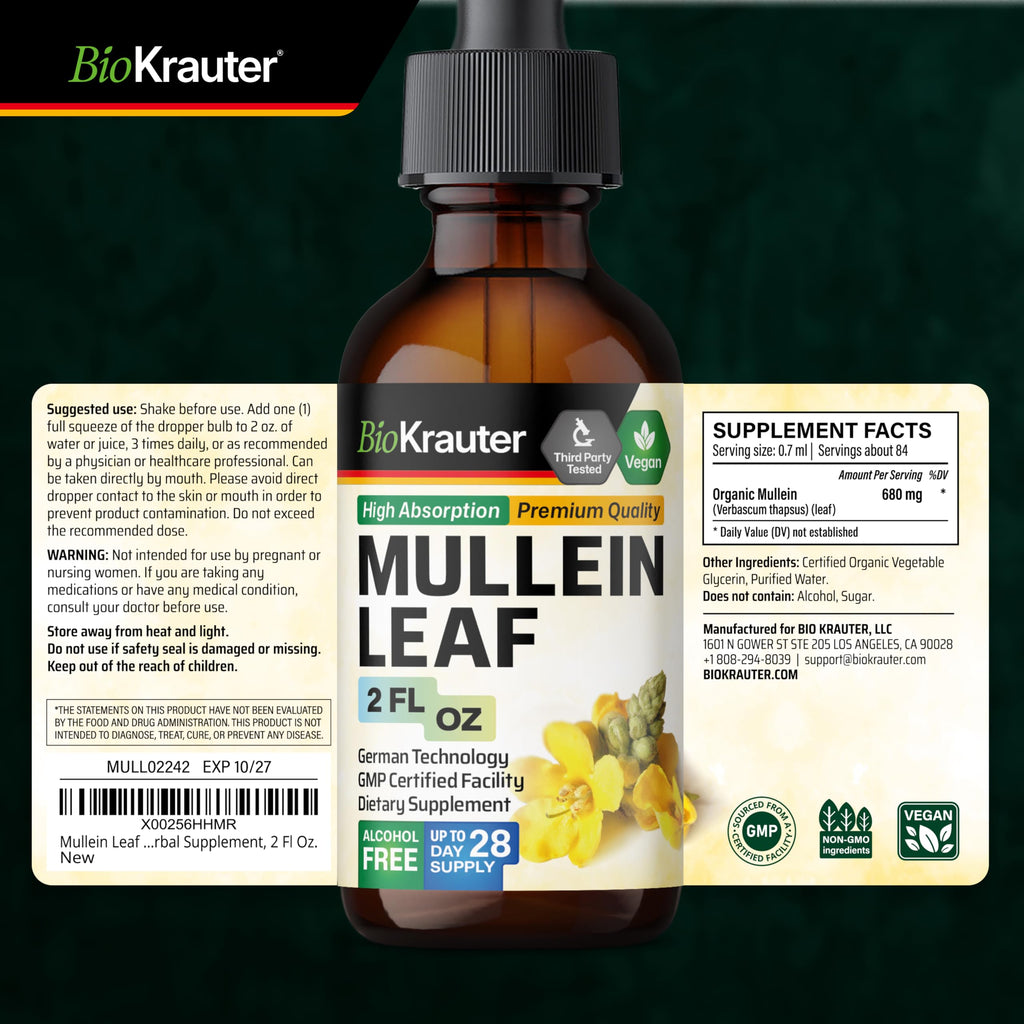 mullein extract for holistic health