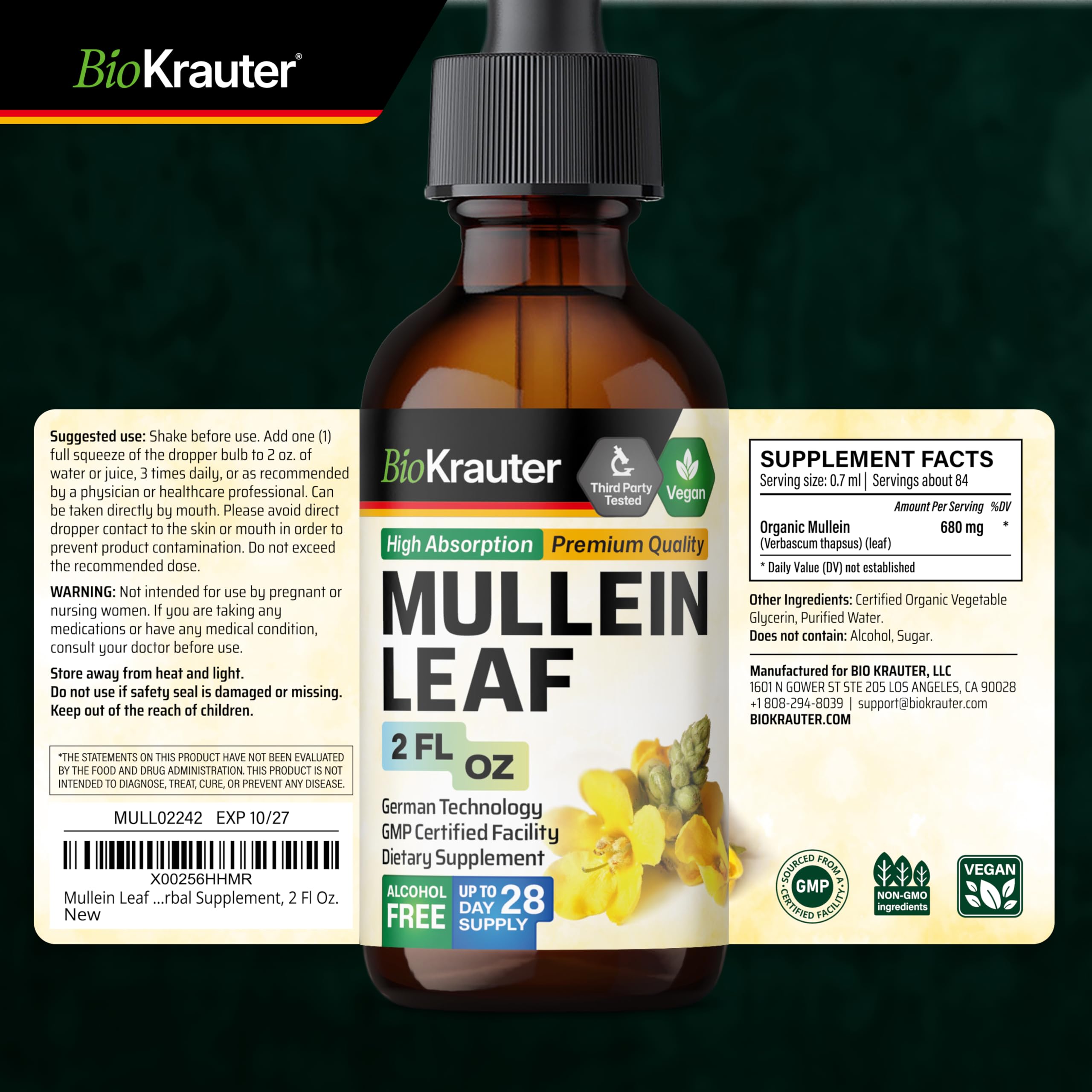 mullein extract for holistic health