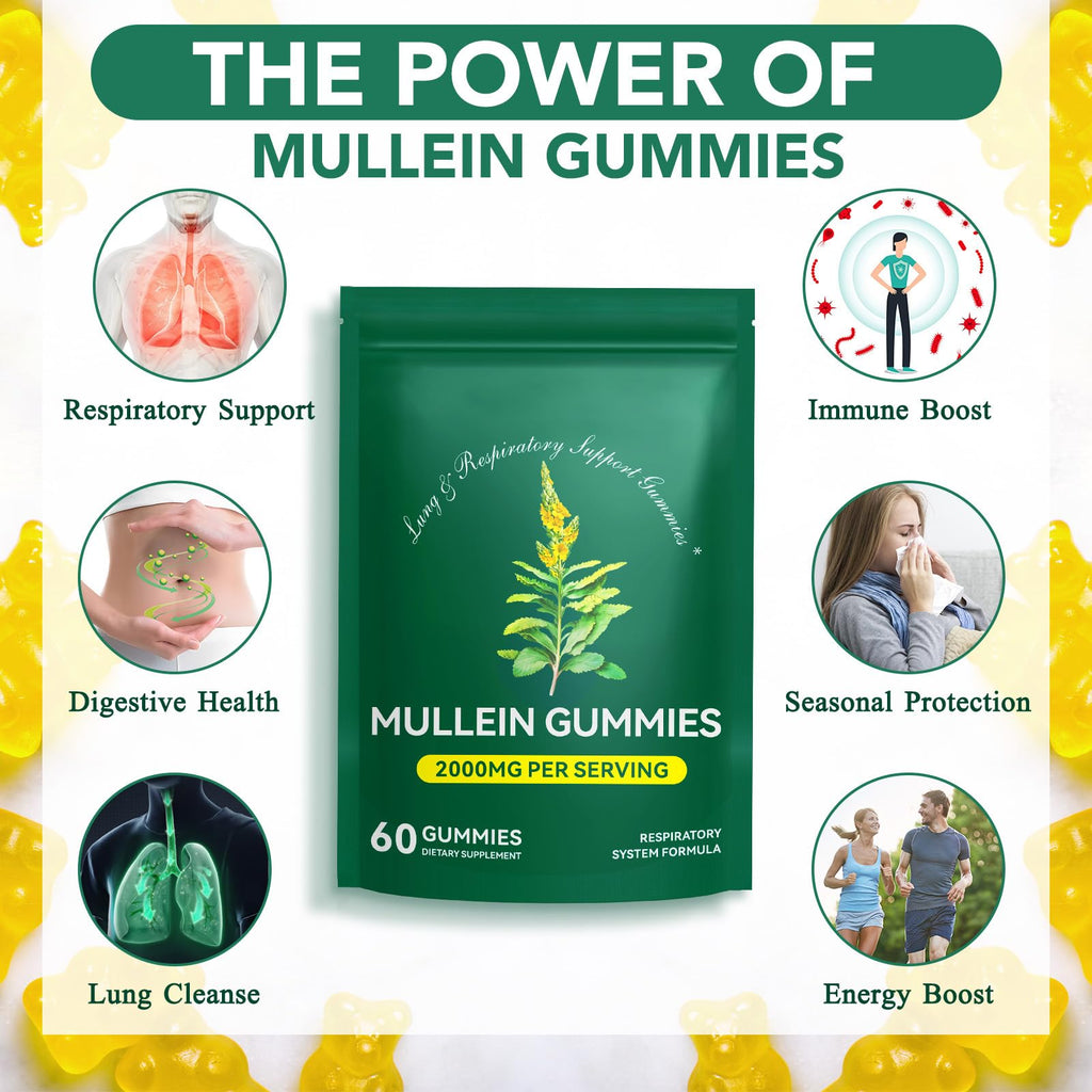 Mullein extract for lung health