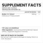 Mullein extract for respiratory health