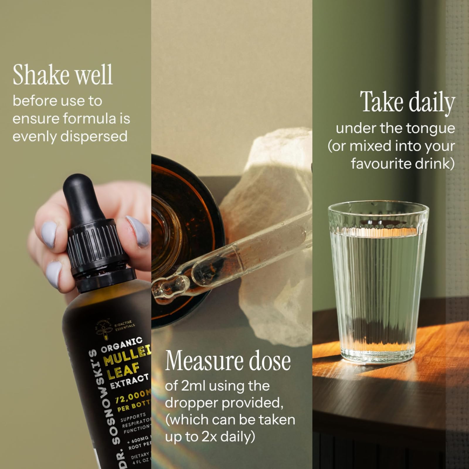 Mullein extract for soothing cough relief