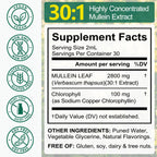 Mullein extract for soothing throat