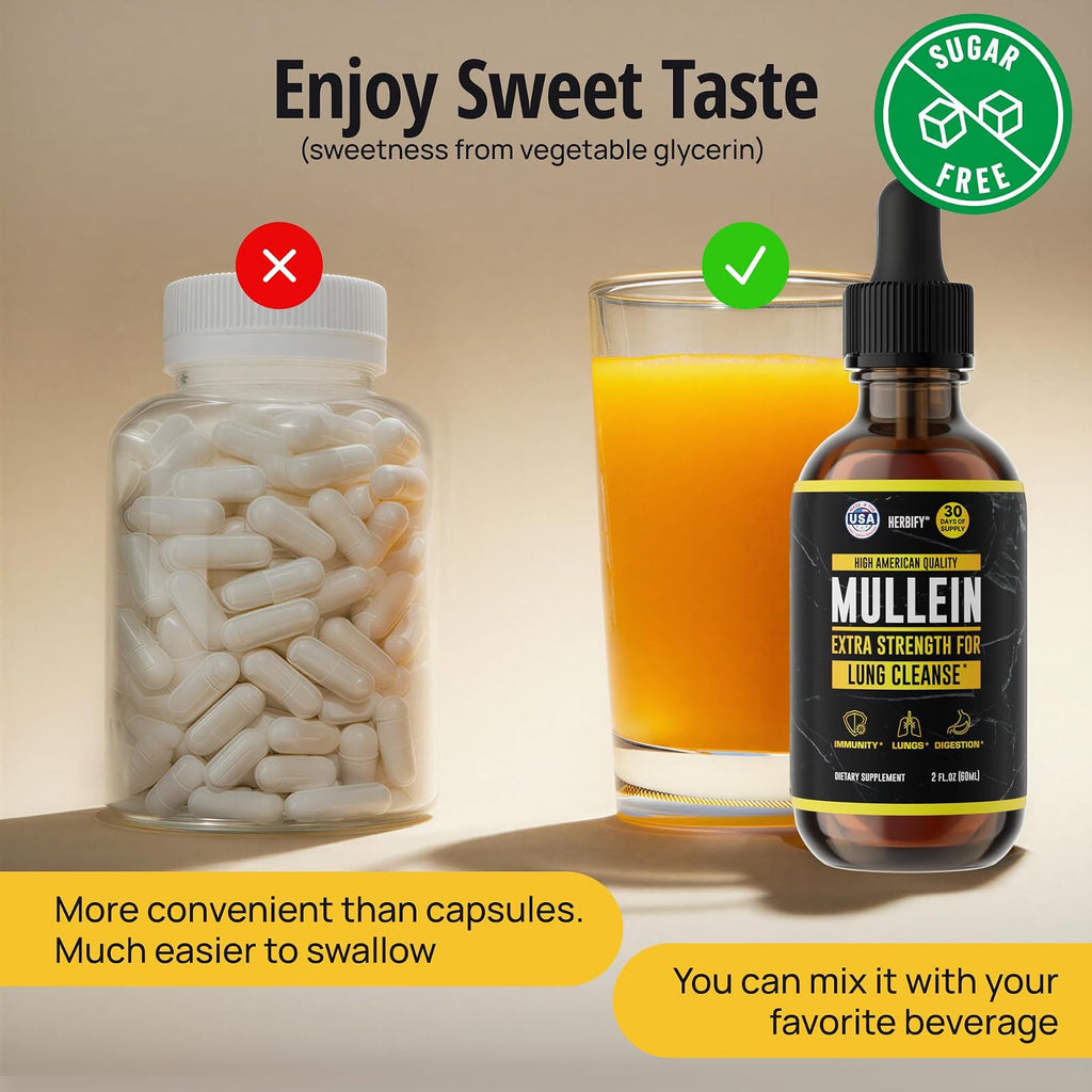 Mullein extract for wellness and vitality