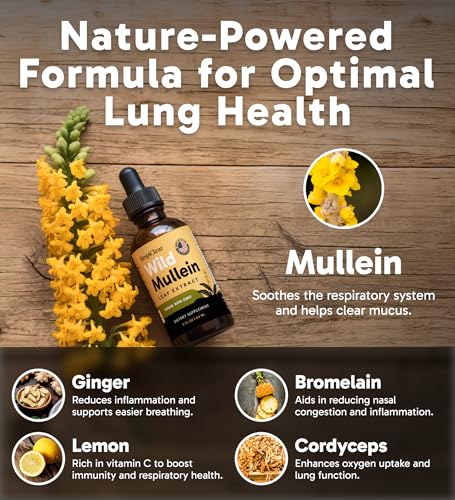 Mullein extract with lemon flavour