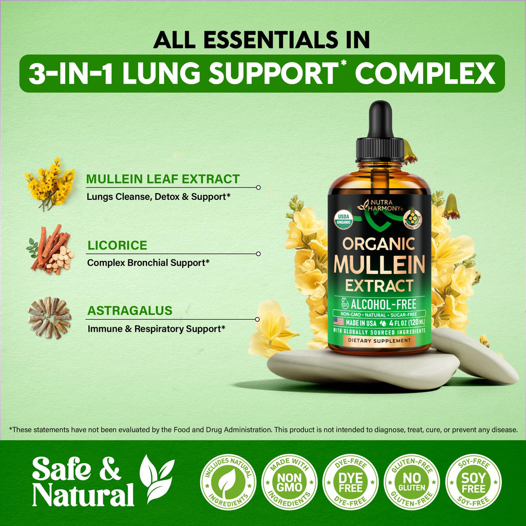 mullein flower extract for health
