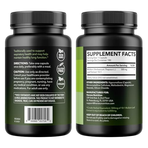 mullein for enhanced lung function