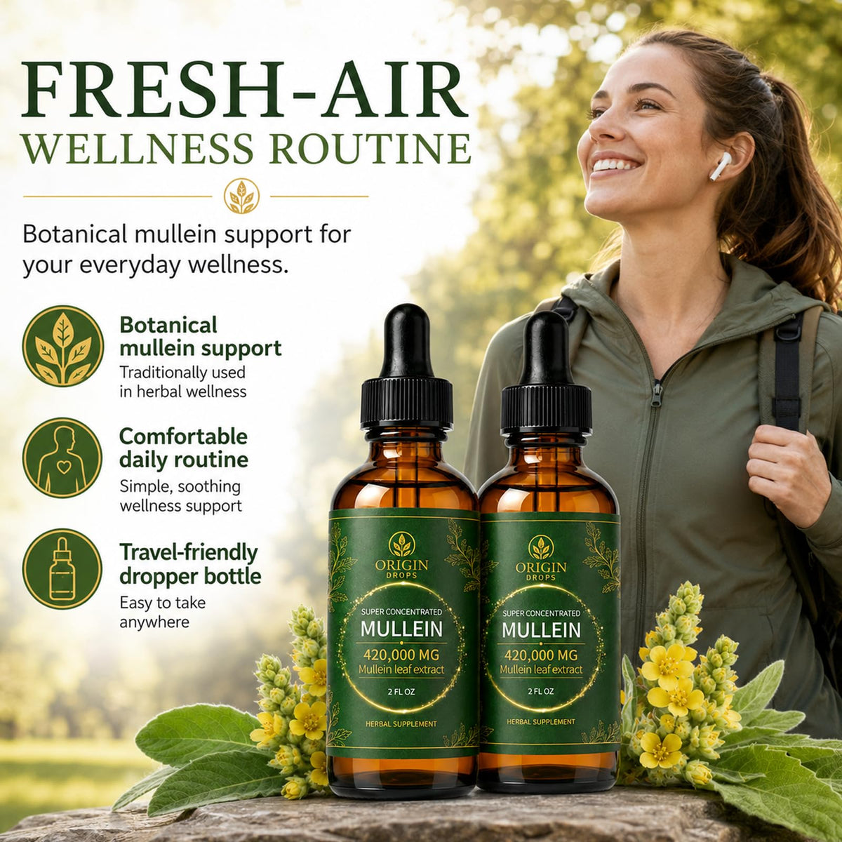 Mullein for soothing throat discomfort