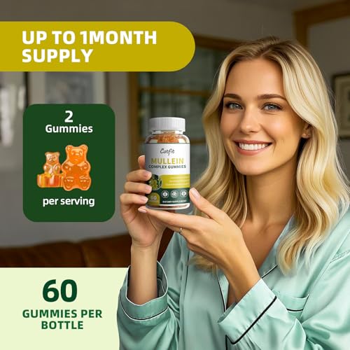 Mullein gummies for detox support
