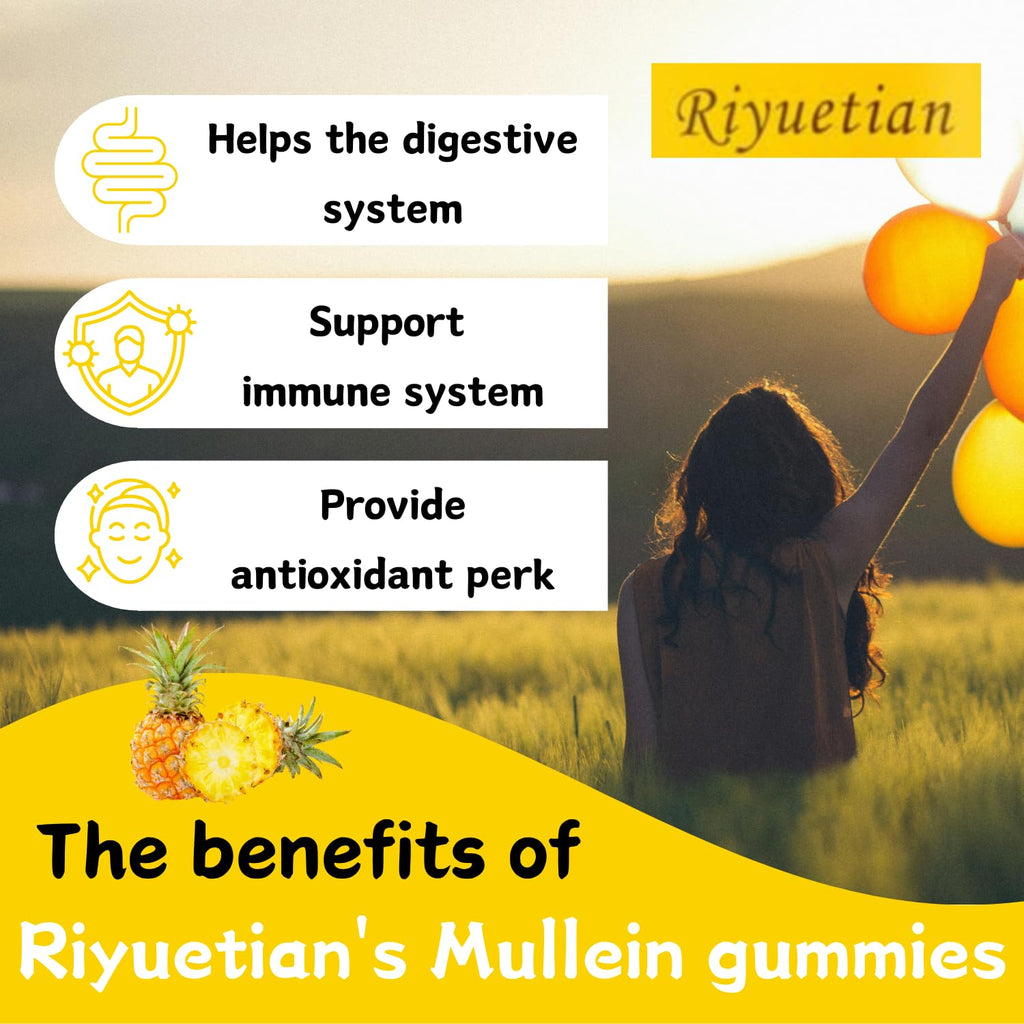 Mullein gummies for digestive health