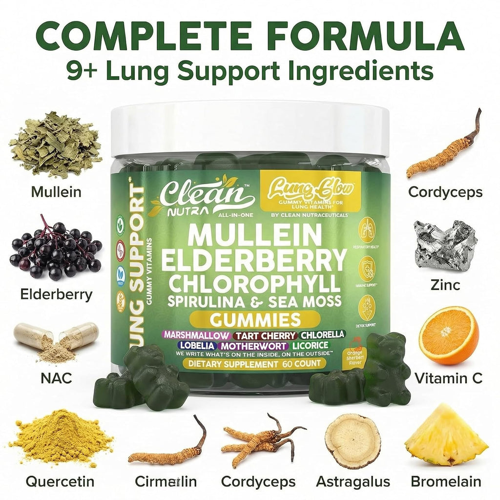 Mullein Gummies for easy throat relief