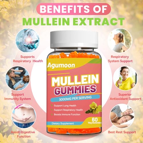 Mullein gummies for immune system boost