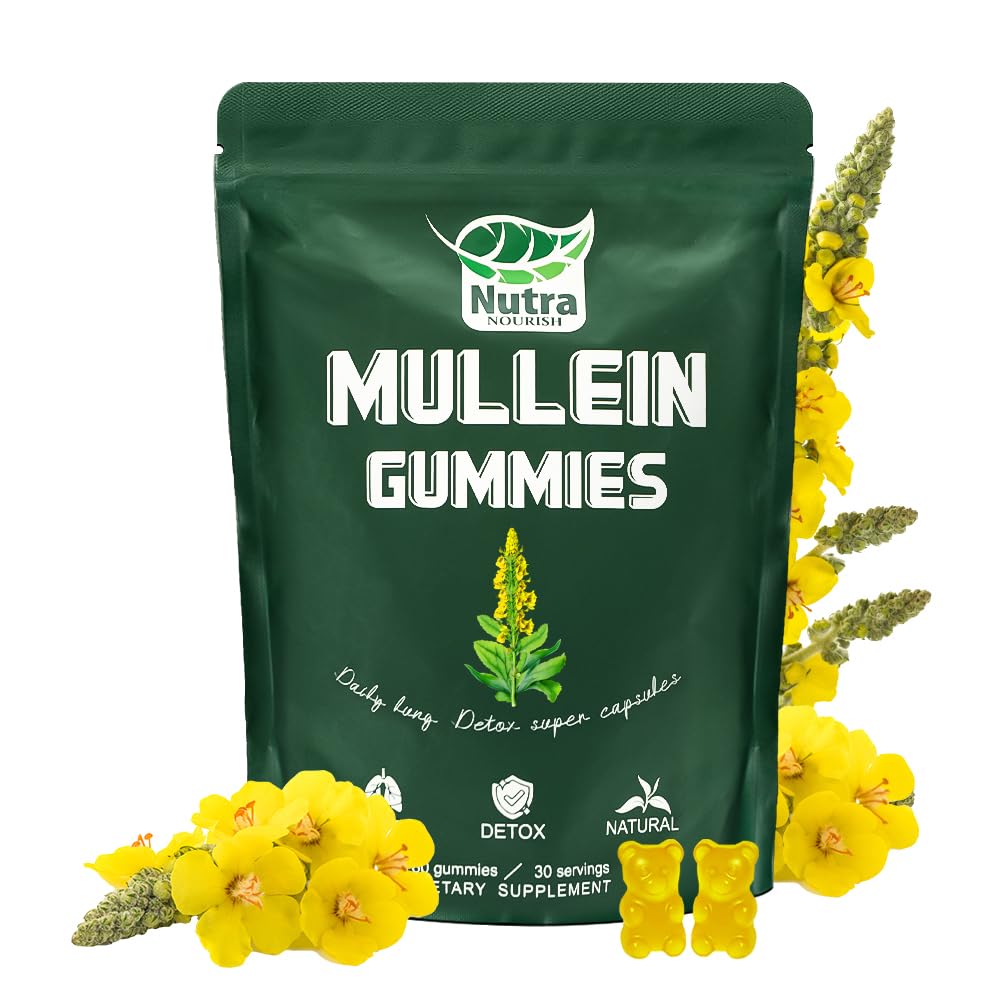 Mullein gummies for respiratory health