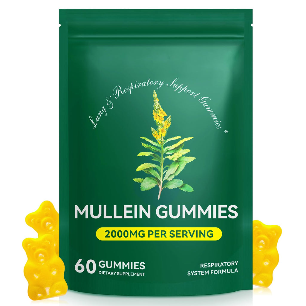 Mullein gummies for respiratory health