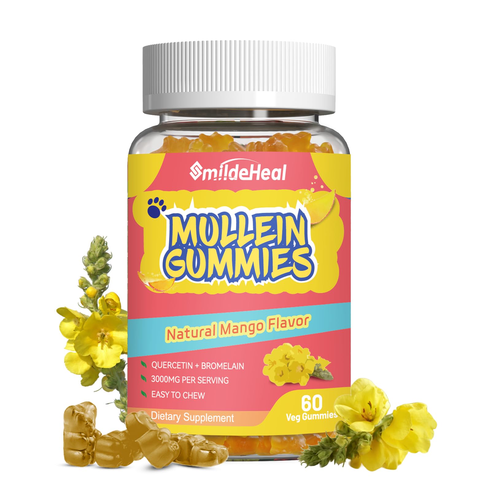 mullein gummies for respiratory support