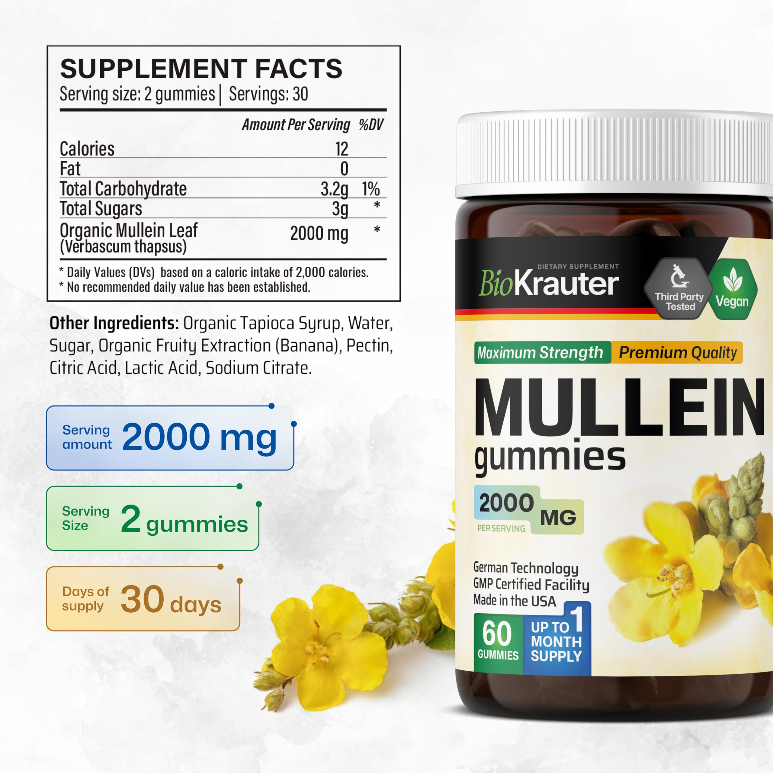mullein gummies for respiratory wellness