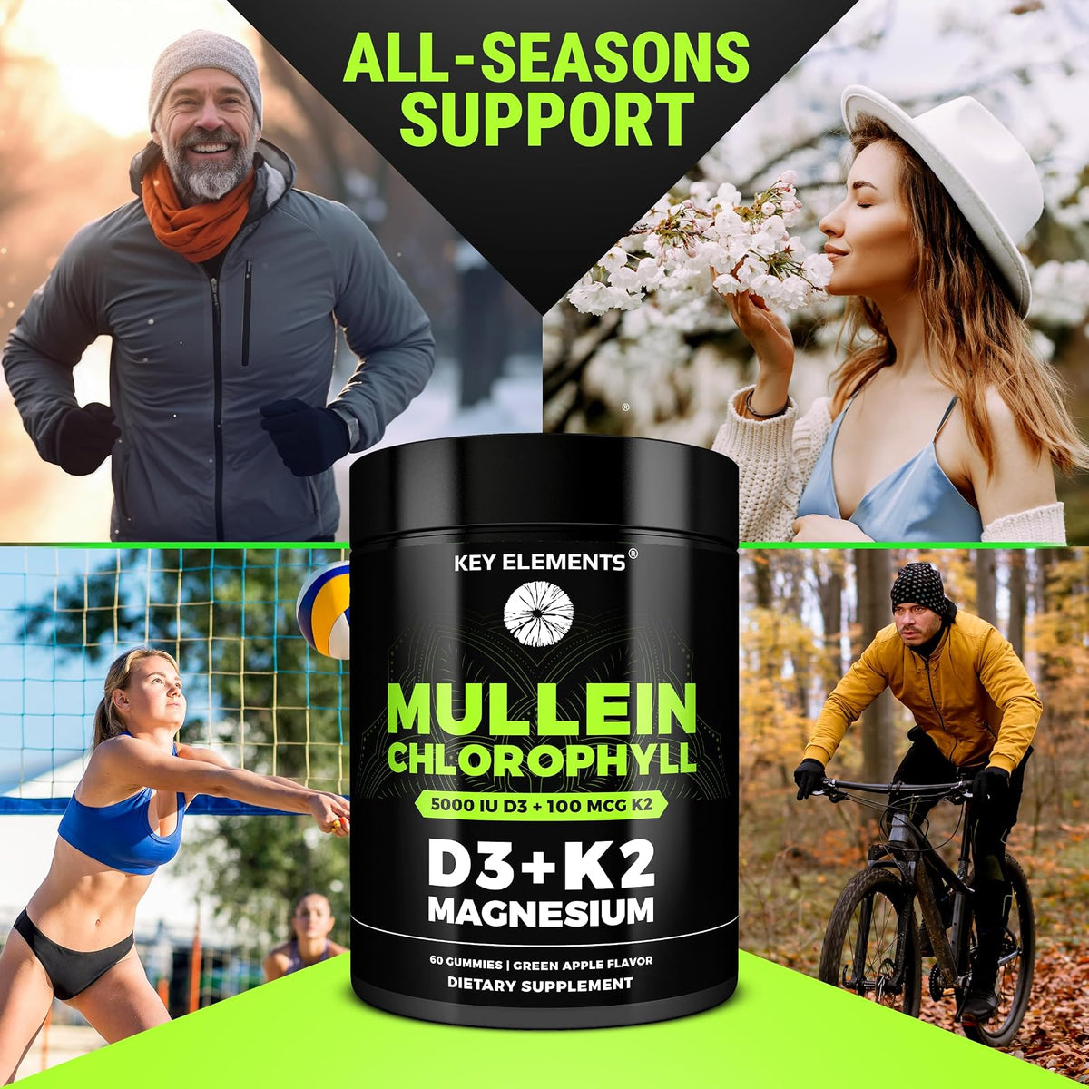Mullein gummies for seasonal allergy relief