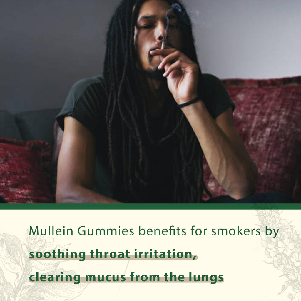 mullein gummies for smokers' relief