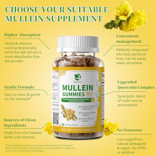 mullein gummies for smokers' relief