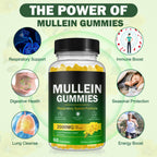 Mullein gummies for soothing throat relief