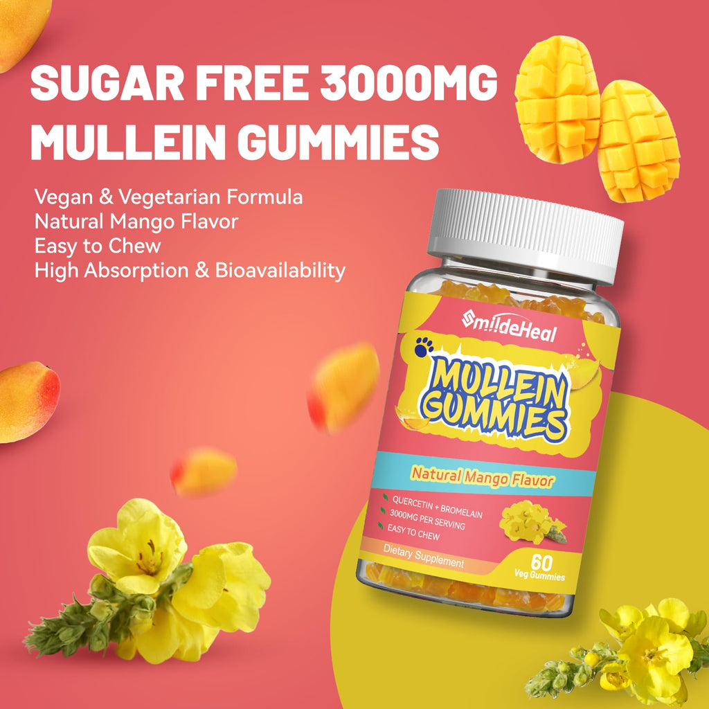 mullein gummies for soothing throat