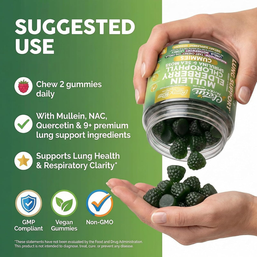 Mullein Gummies with natural herbal ingredients