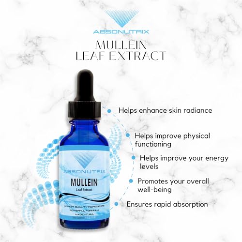 Mullein herbal extract for health-conscious consumers