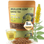 Mullein herbal tea for respiratory health
