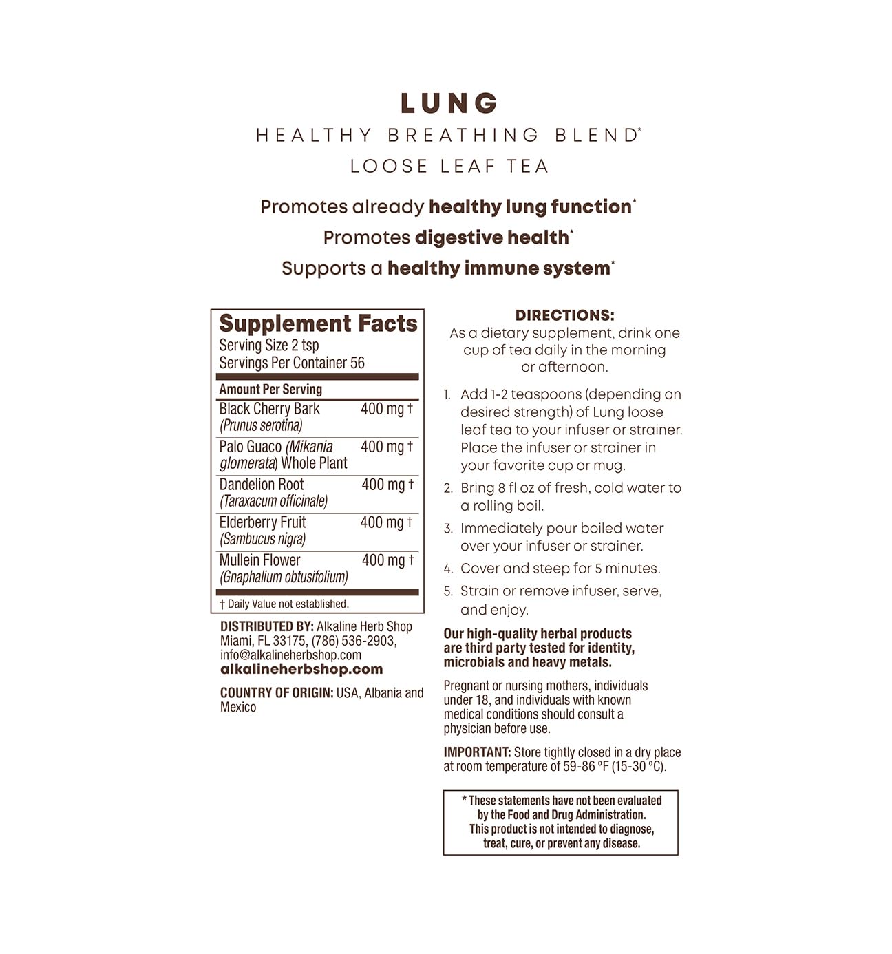 mullein herbal tea for wellness