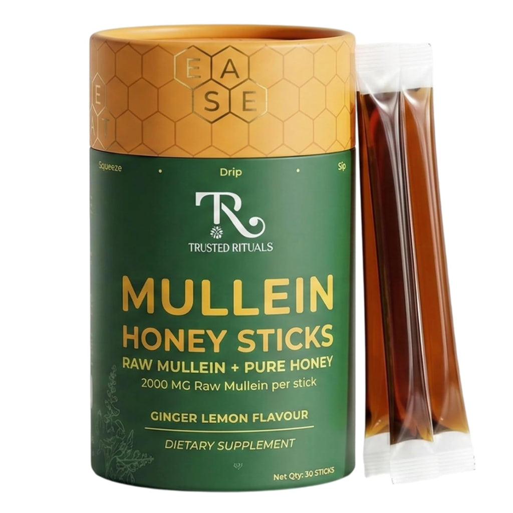 Mullein honey sticks for soothing